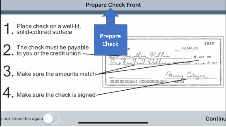 Prepare Check - UNCLE Credit Union